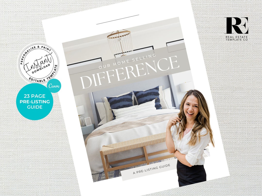 Real Estate Marketing, Pre-listing Guide Template, Home Selling Tip ...