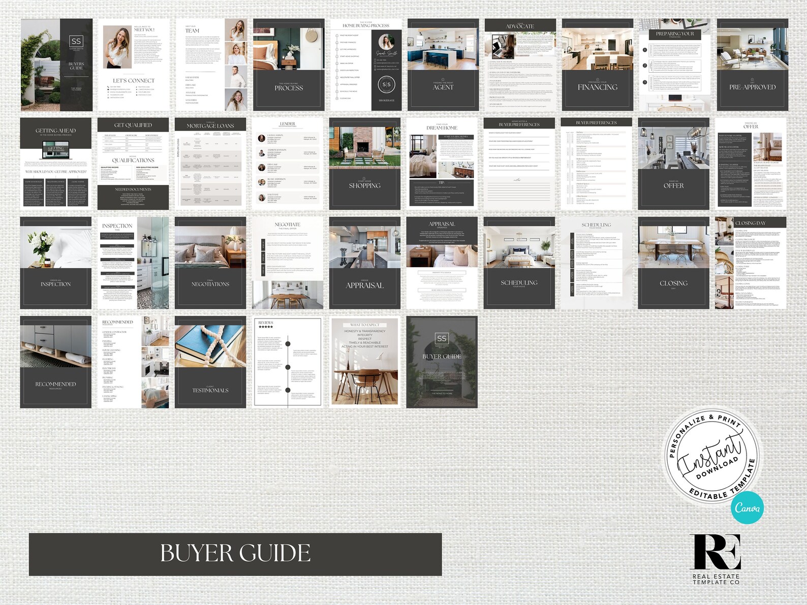 Real Estate Presentation Bundle, Real Estate Template, Seller Guide ...