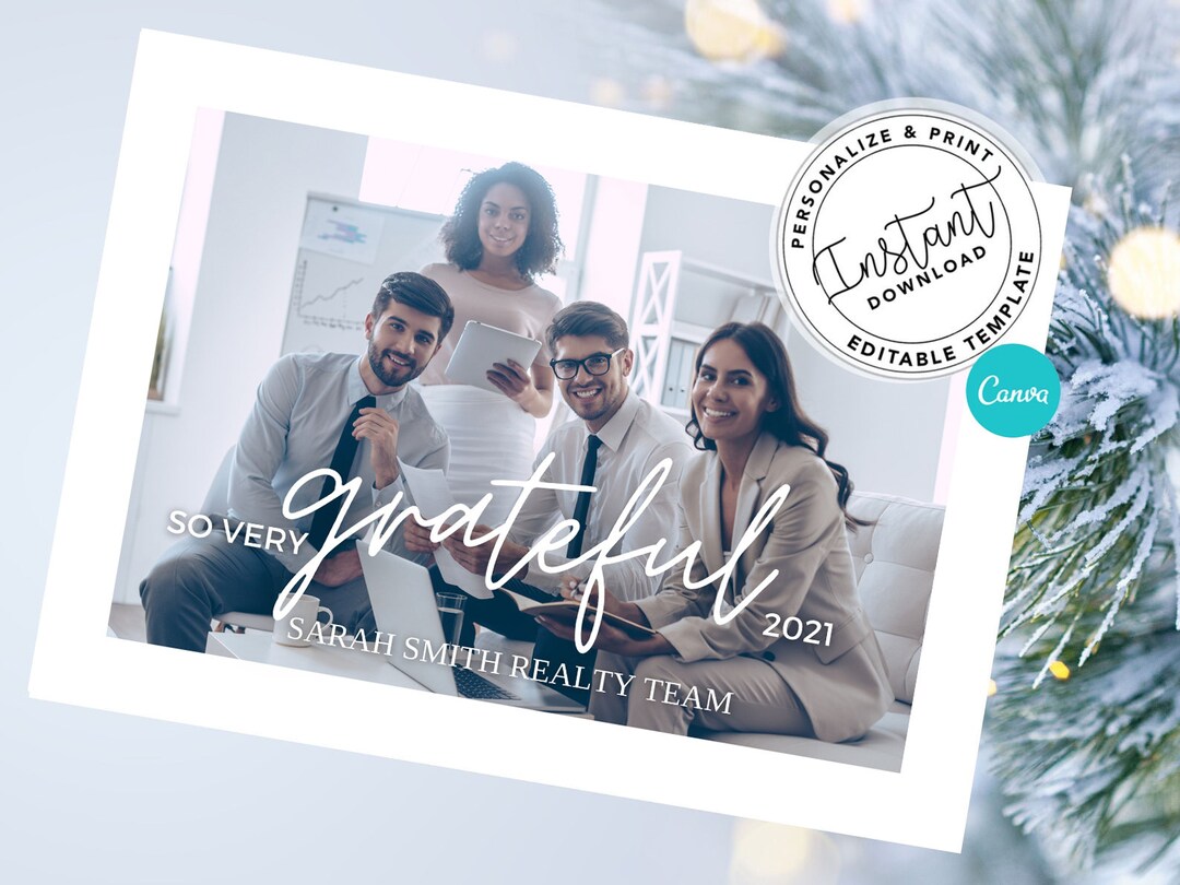 Real Estate Holiday Card, Realtor Christmas Card, Realtor Cards, Real ...