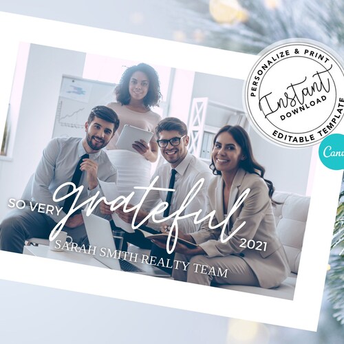 Realtor Christmas Card Real Estate Marketing Realtor - Etsy