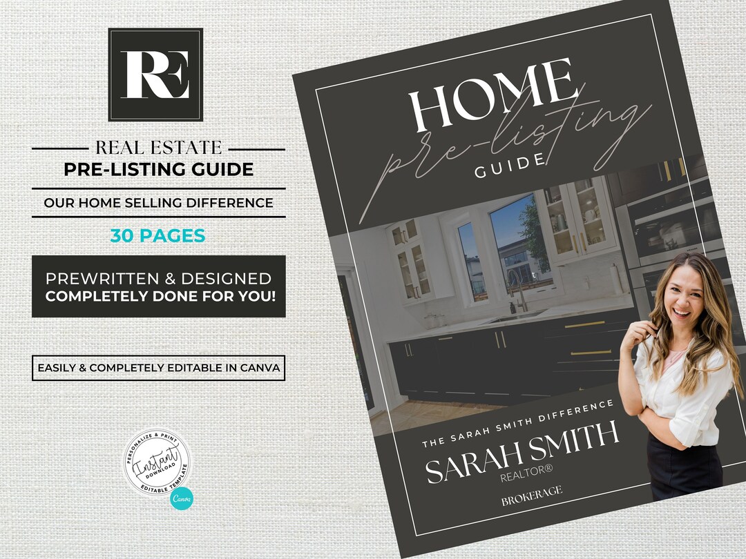 Seller Pre-listing Presentation, Real Estate Template, Real Estate ...