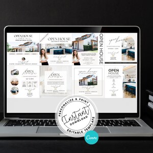 Real estate Social Media Template, 25 Open House Agent Instagram Posts ...