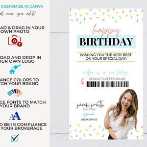 Real Estate Birthday Text Message, Happy Birthday Card, Real Estate ...