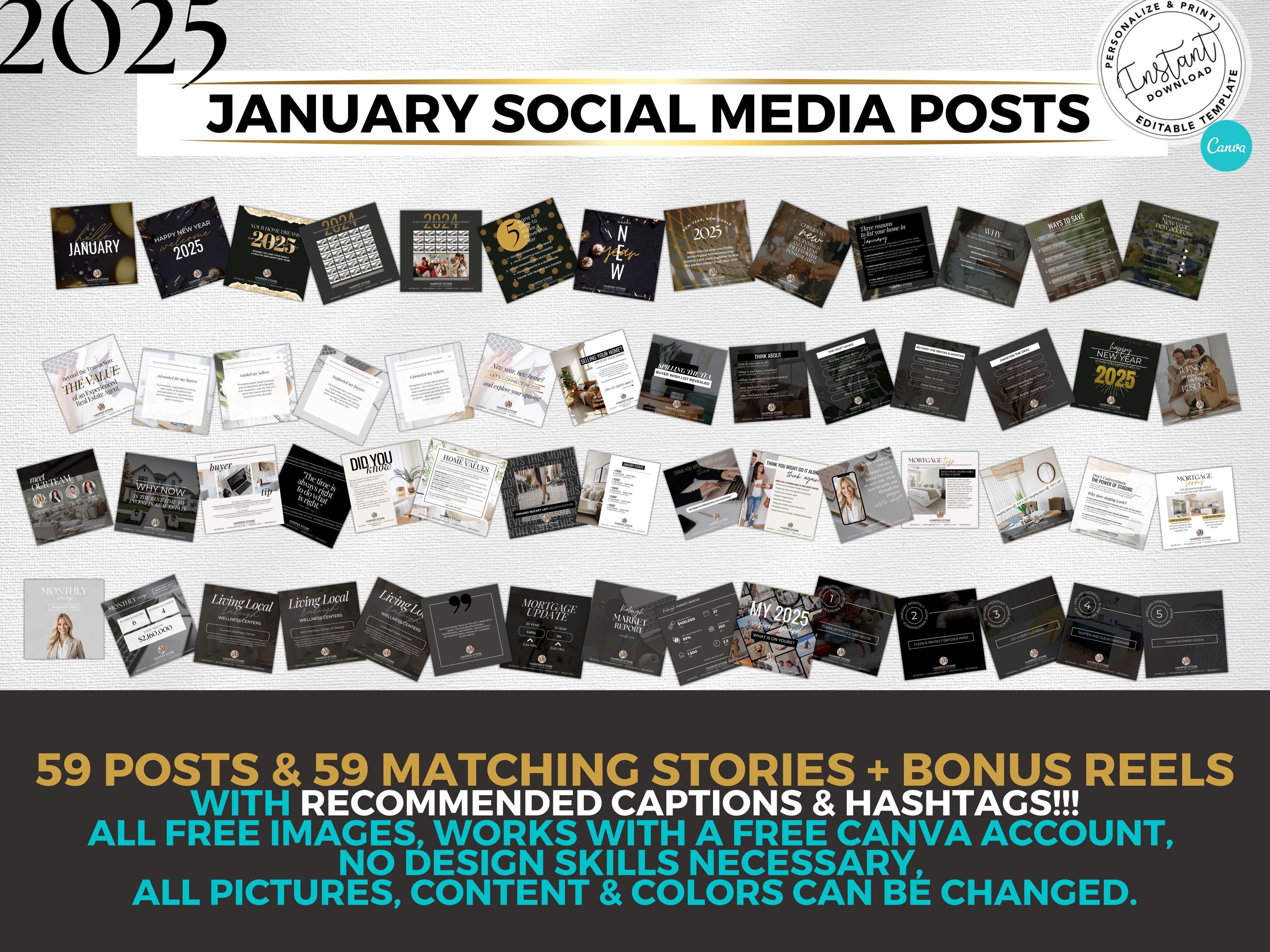 January 25 Real Estate Posts With Captions, Real Estate Marketing ...