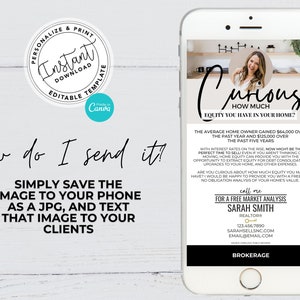 Prospecting Text Message, Textable Real Estate Card, Home Equity, Real ...