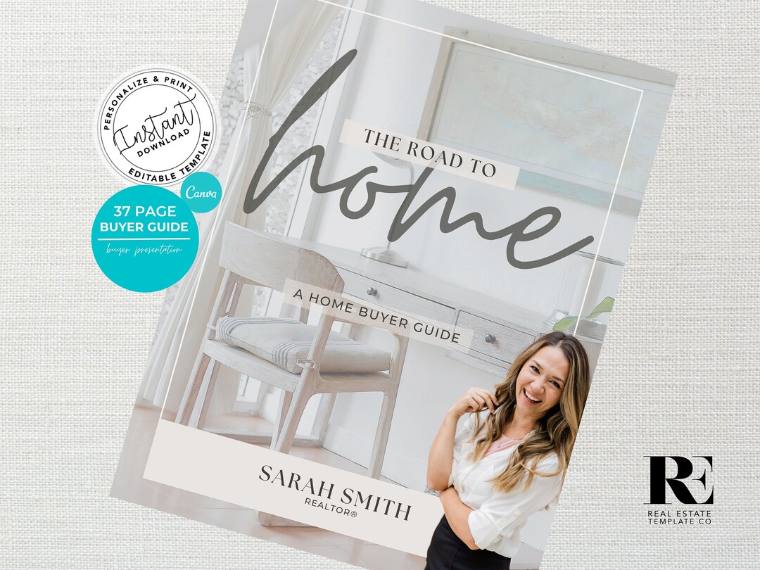 Real Estate Home Buyer Guide, Real Estate Marketing, Agent Buyer Packet ...