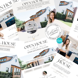Real estate Social Media Template, 25 Open House Agent Instagram Posts ...