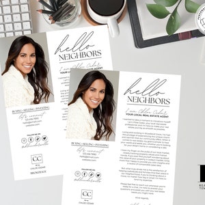 Real Estate Introduction Flyer, Hello Neighbor Letter, Real Estate ...
