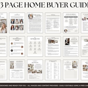 Real Estate Home Buyer & Seller Guide Bundle, Agent Settlement, Real ...