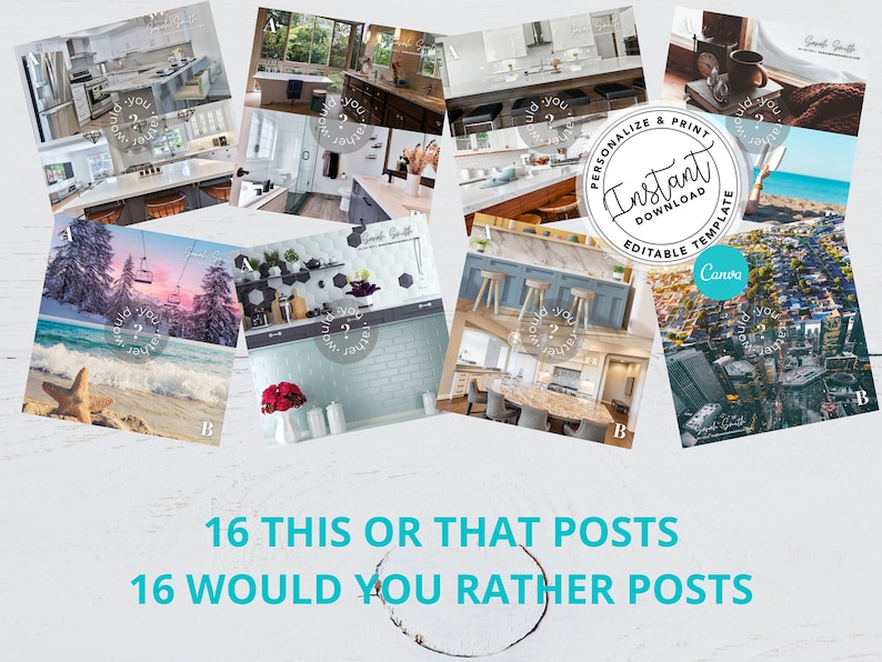 Real Estate Engagement Social Media Posts, Real Estate Marketing, Agent ...