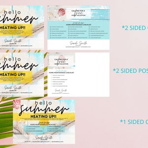 Real Estate Summer Postcard, Realtor Hello Summer Card, Realtor Farming ...