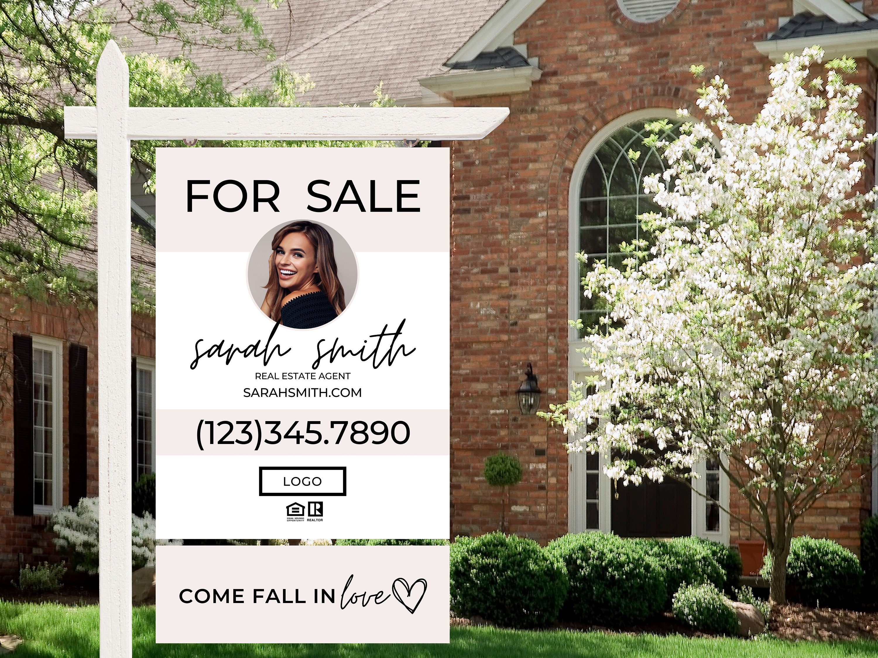 Real Estate Sign, Real Estate Listing Yard Sign, Property Sign, for ...