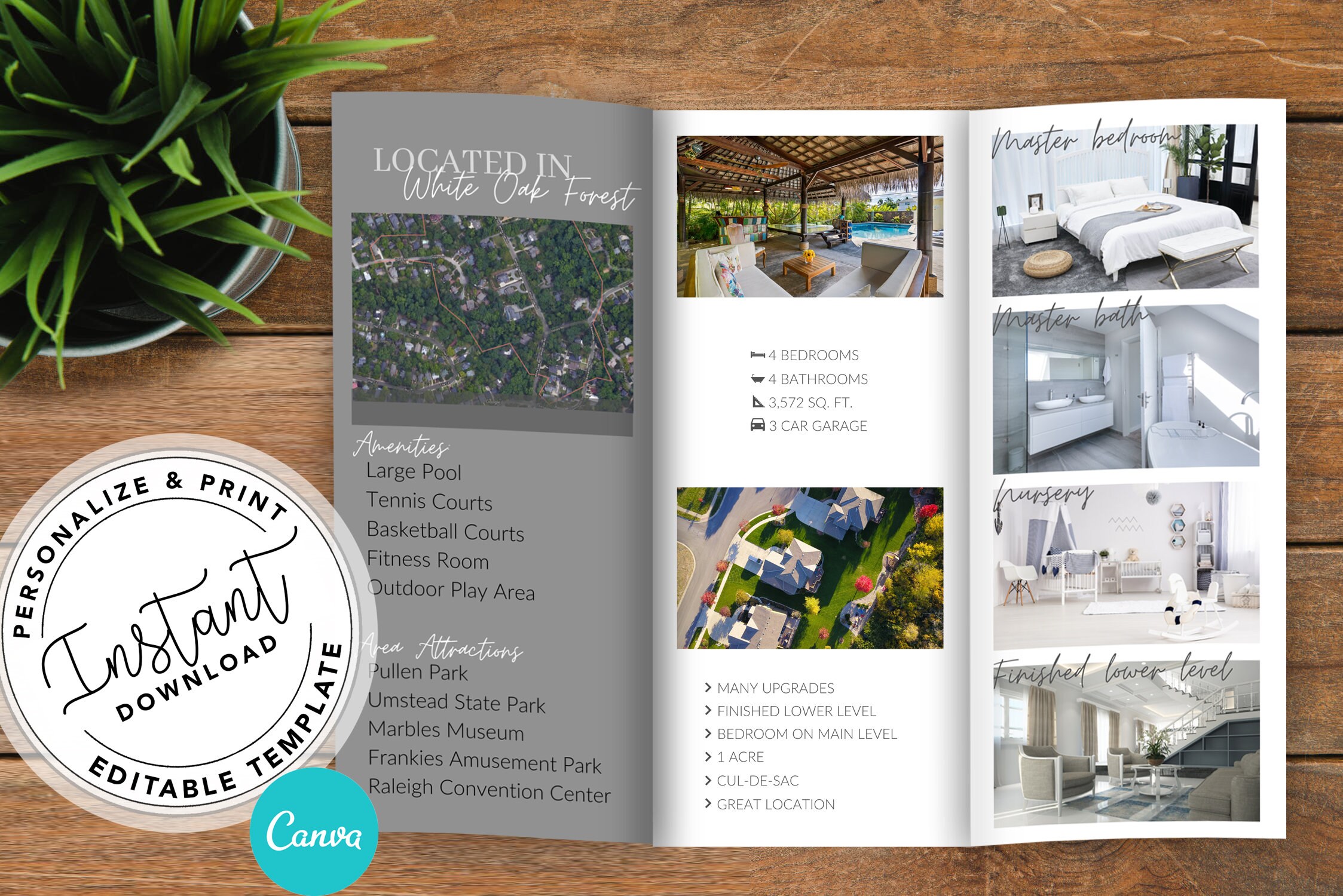 Real Estate Flyer, Real Estate Marketing, Home Seller Brochure, House ...