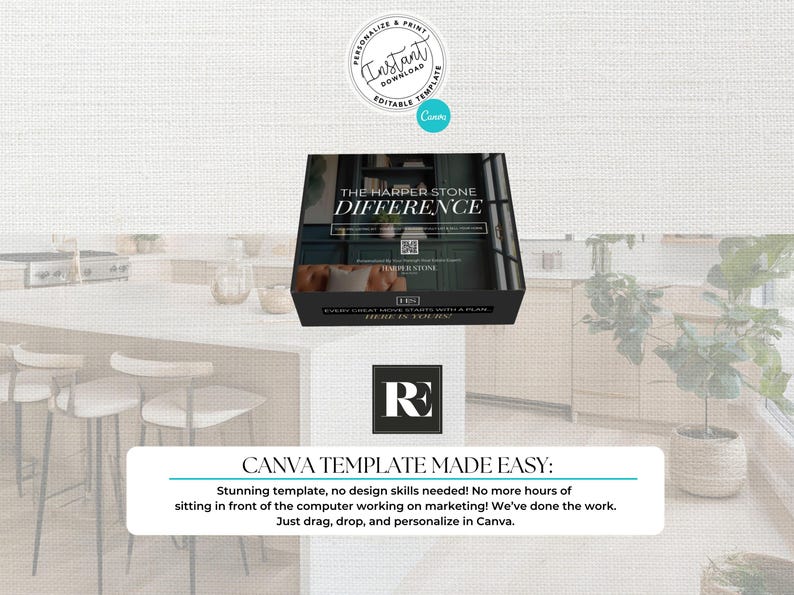 Pre-listing Kit Box Canva Template, Real Estate Marketing, Realtor ...