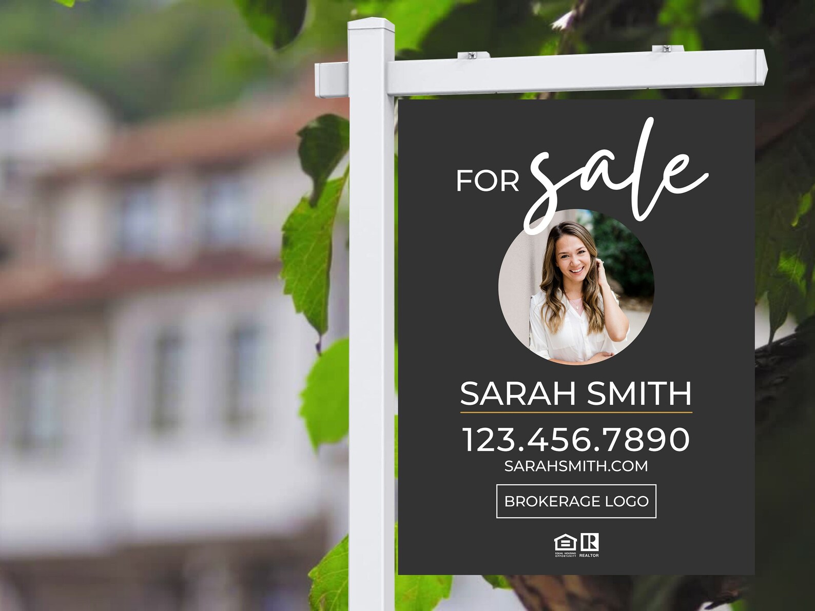 Real Estate Sign Real Estate Listing Yard Sign Custom for - Etsy