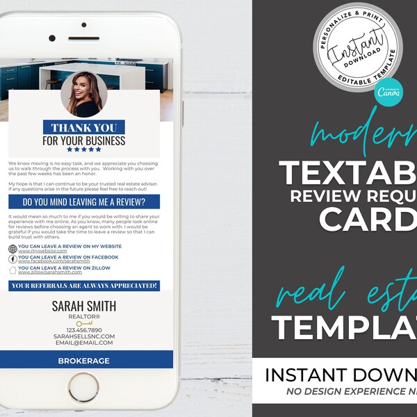 Review Request Card - Etsy