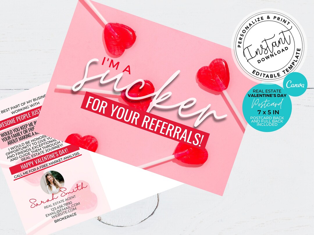 Real Estate Valentine's Day, Agent Valentine Pop By, Real Estate ...