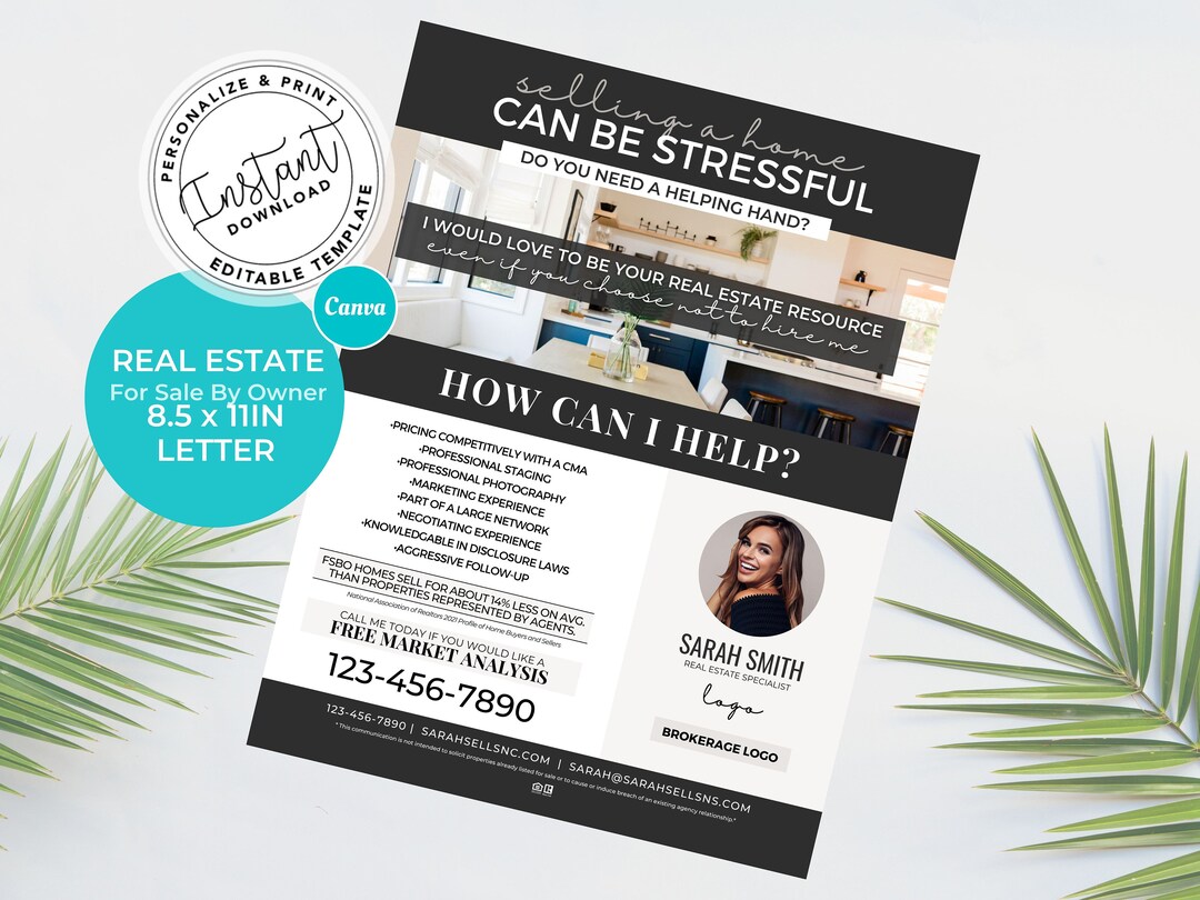 FSBO Real Estate Letter, Real Estate Marketing, Real Estate Farming ...