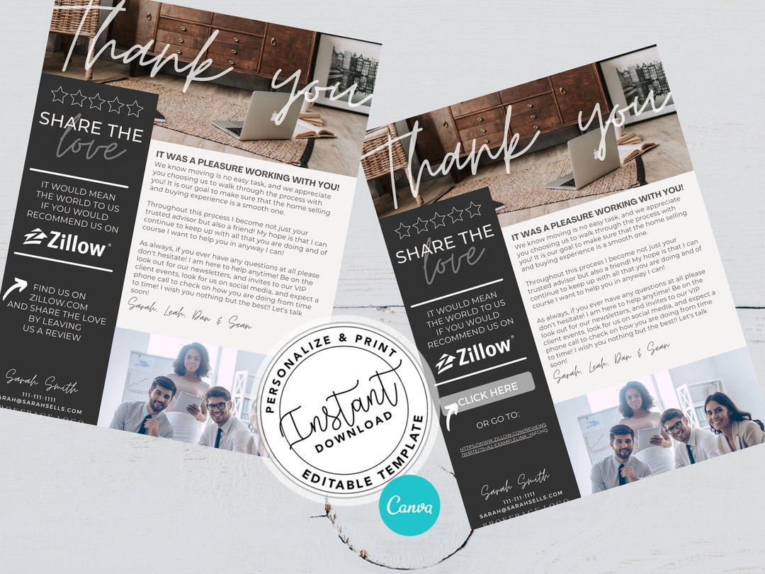 Real Estate Review Request, Real Estate Email Pdf, Real Estate ...