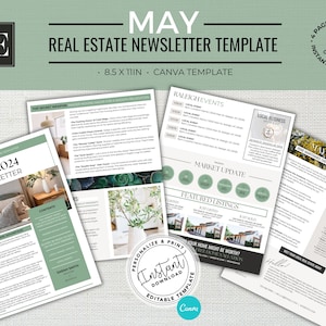Real Estate May 2024 Newsletter, Real Estate Marketing, Real Estate ...