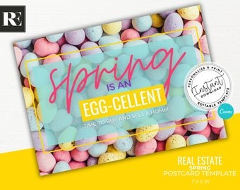 Realtor Spring Postcard, Spring Pop By, Real Estate Marketing, Realtor ...