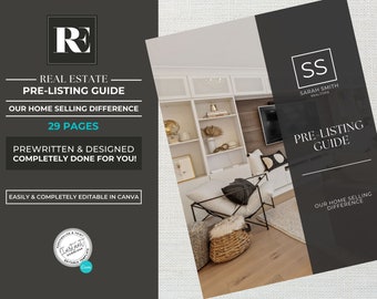 Seller Pre-listing Presentation, Real Estate Marketing, Home Seller ...