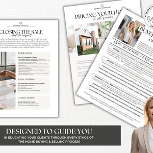 Real Estate Home Buyer & Seller Guide Bundle, Agent Settlement, Real ...