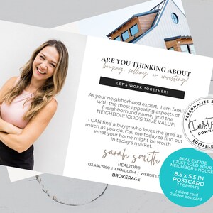Real Estate Postcards, Sold Your Neighbors House Card, Agent Farming ...