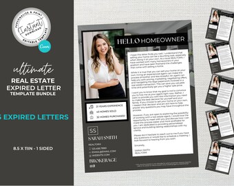 FSBO Letter Real Estate Flyer Template Expired Listing Home - Etsy