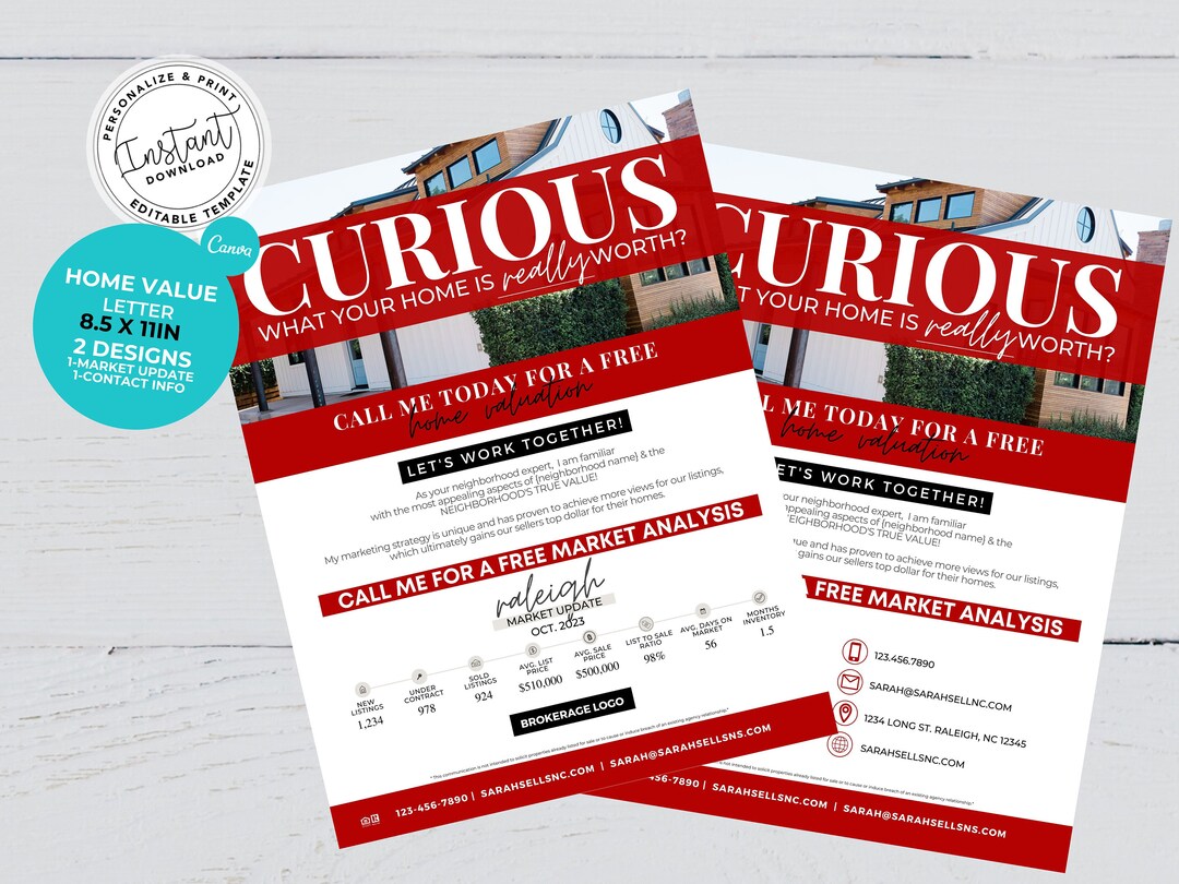 Real Estate Farming Letter, Real Estate Marketing, Real Estate Template ...