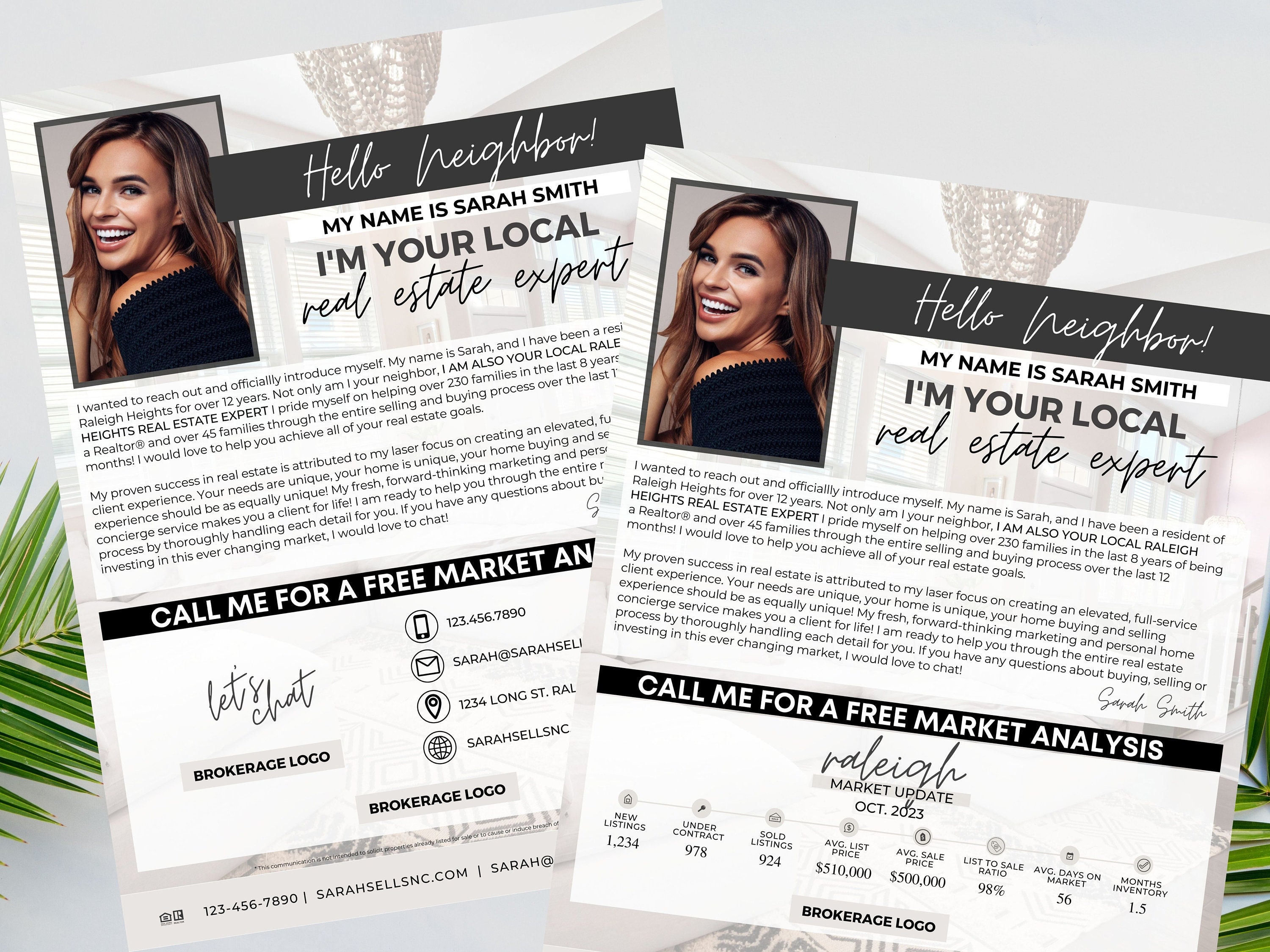 Real Estate Agent Introduction Letter Real Estate Template - Etsy