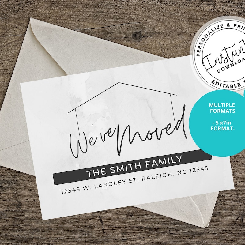 We Are Moving - Etsy