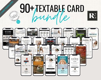 Real Estate Textable Bundle, Textable Real Estate Card Bundle, Real ...