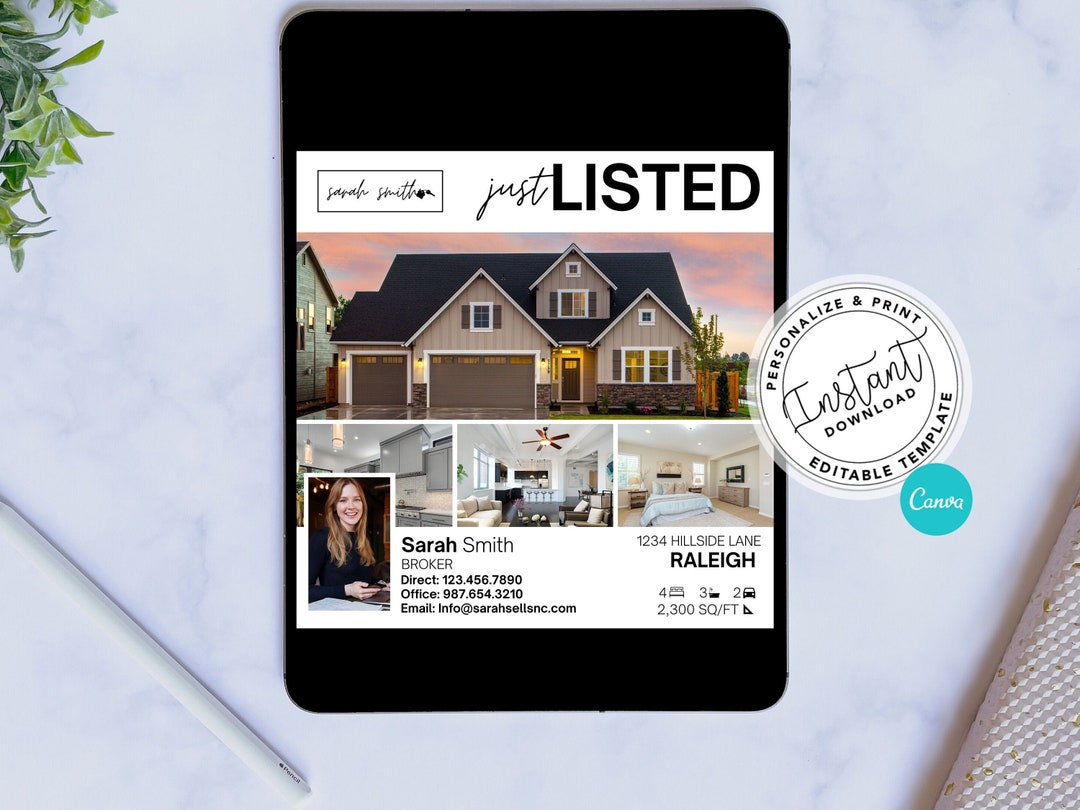 Real Estate Marketing, Just Listed Post, Real Estate Social Media ...