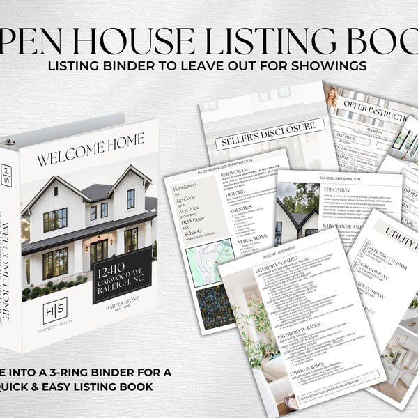 Open House Booklets - Etsy