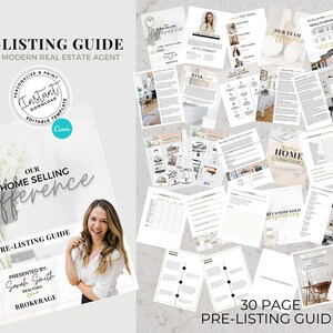 Real Estate Pre-listing Guide, Instant Download, Real Estate Marketing ...