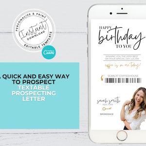 Real Estate Birthday Text Message, Happy Birthday Card, Real Estate ...