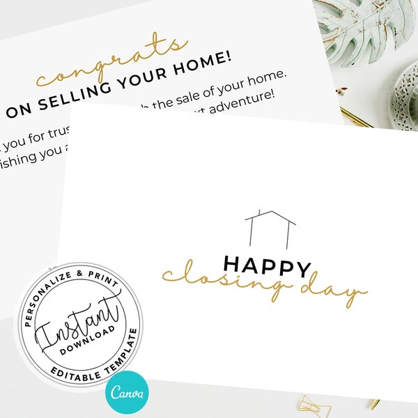 Closing Day Card - Etsy