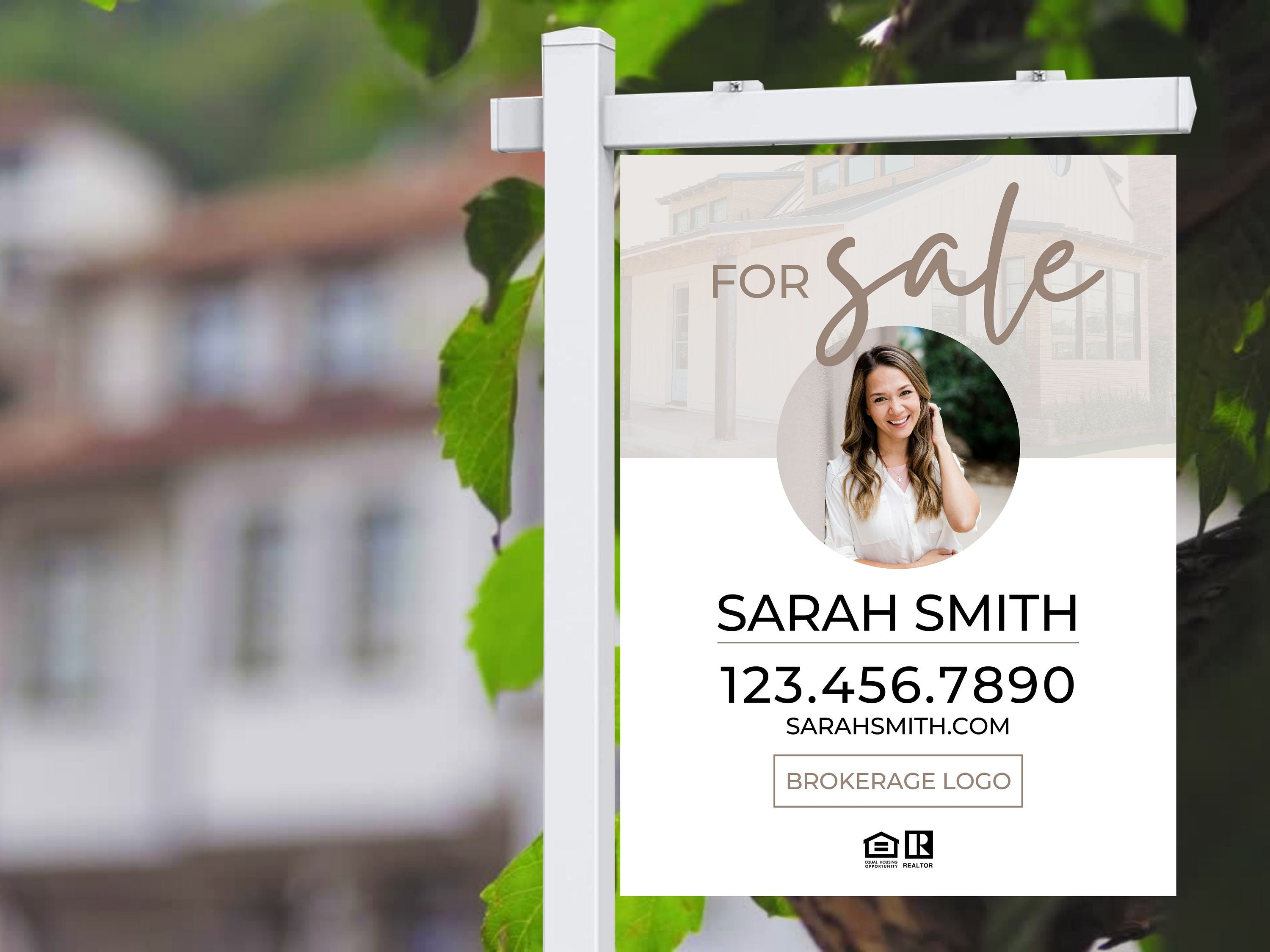 Real Estate Sign Real Estate Listing Yard Sign Custom for - Etsy
