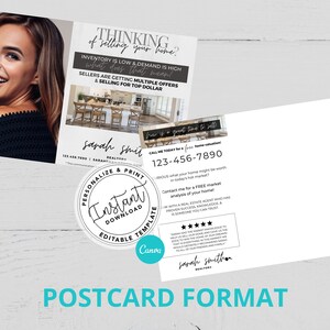 Real Estate Postcard, Agent Thinking of Selling, Real Estate Farming ...