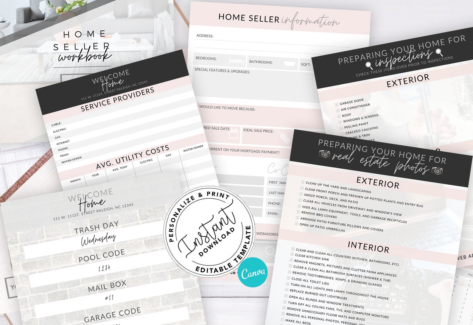 Real Estate Home Seller Workbook Seller Questionnaire Real - Etsy