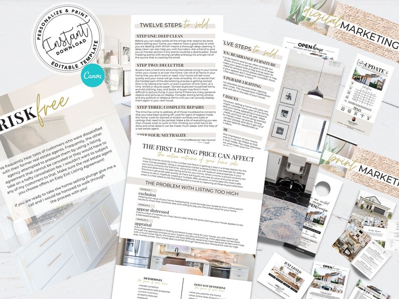 Real Estate Pre-listing Guide Instant Download Real Estate - Etsy