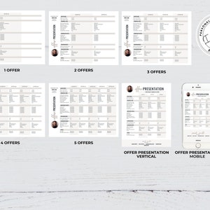 Multiple Offer Presentation, Real Estate Marketing, Offer Summary, Real ...