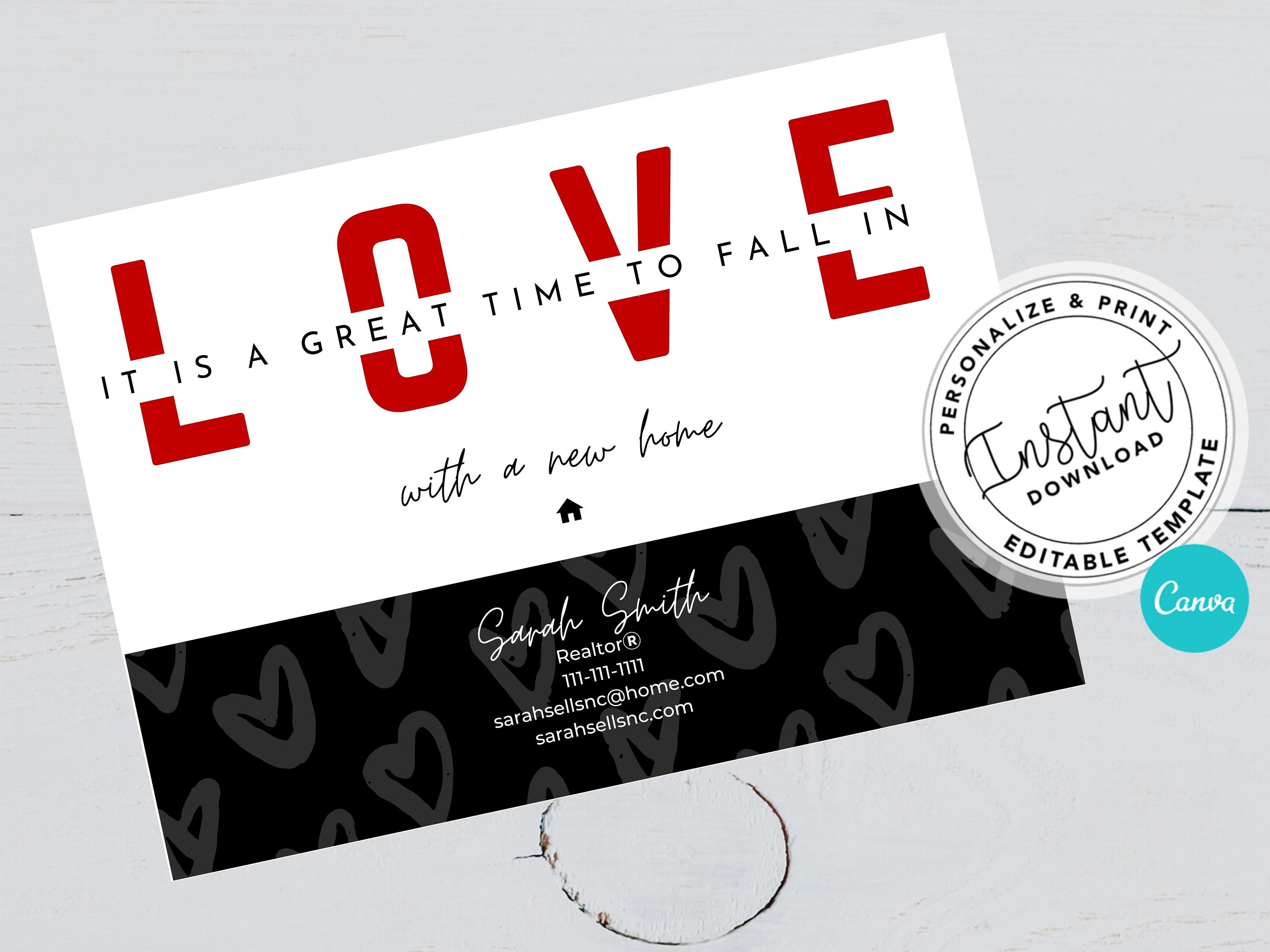 Real Estate Valentine Card Realtor Valentine Card Realtor - Etsy