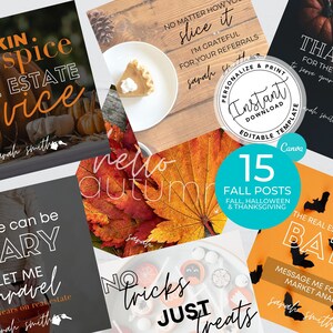 Real Estate Instagram Fall, Autumn Facebook Posts, Fall, Halloween ...