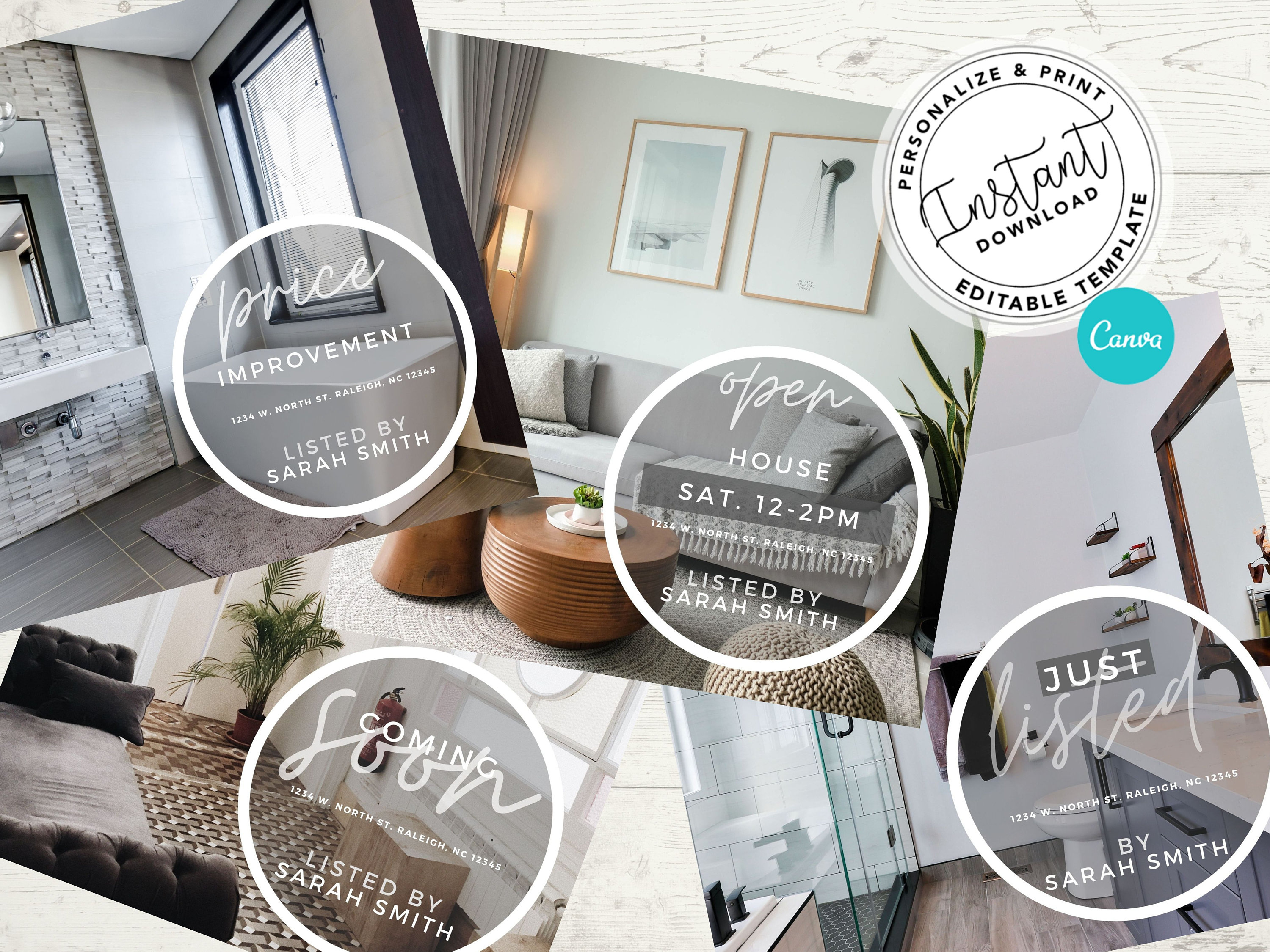 Real Estate Watermark Real Estate Marketing Real Estate | Etsy