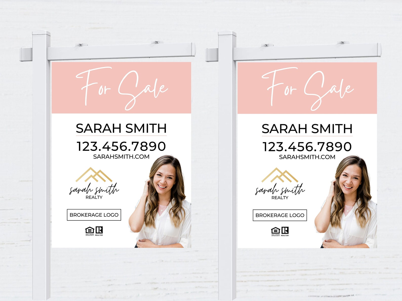 Real Estate Sign Real Estate Listing Yard Sign Custom for - Etsy