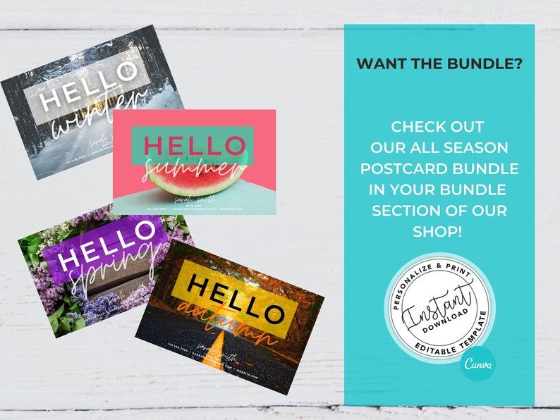 Real Estate Hello Spring Postcard, Real Estate Marketing, Agent Spring ...