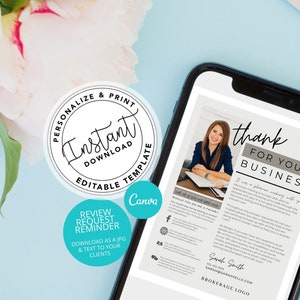 Review Request, Real Estate Email Review Reminder, Real Estate ...