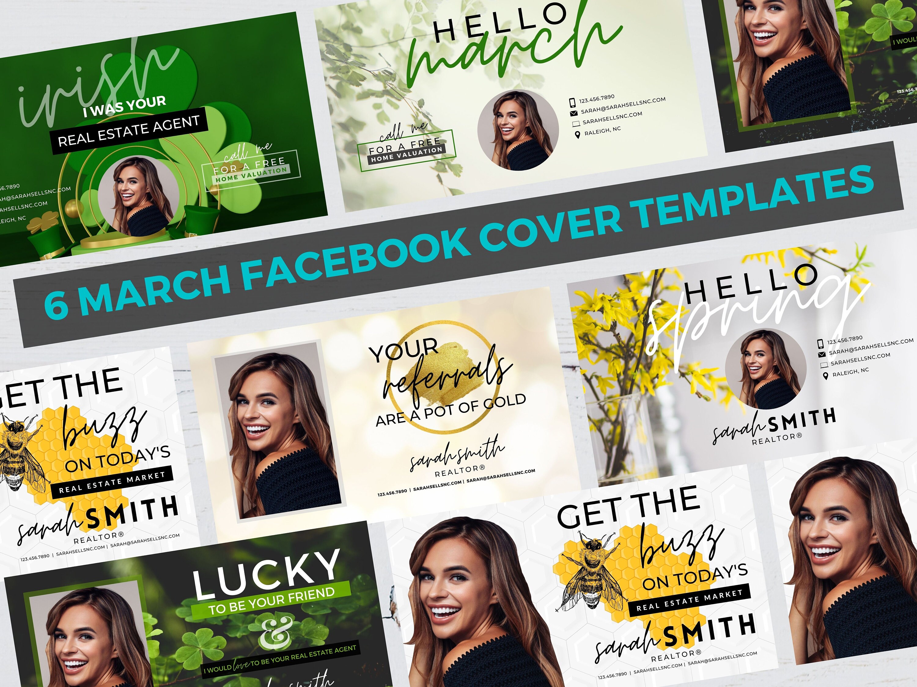 Hello March Facebook Cover